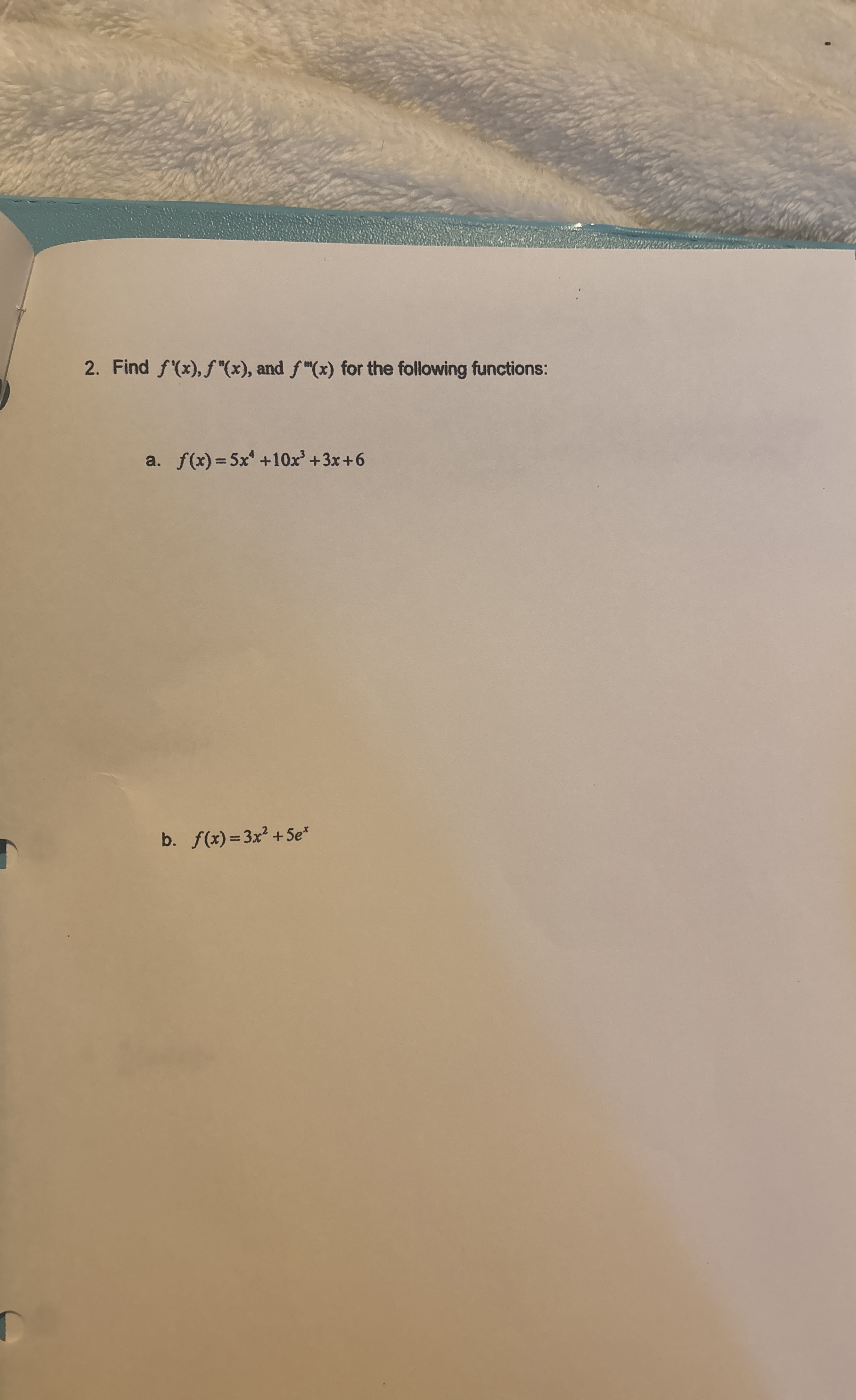 [Solved]: MTH 251 Rules of Differentiation Practice Name: Fi