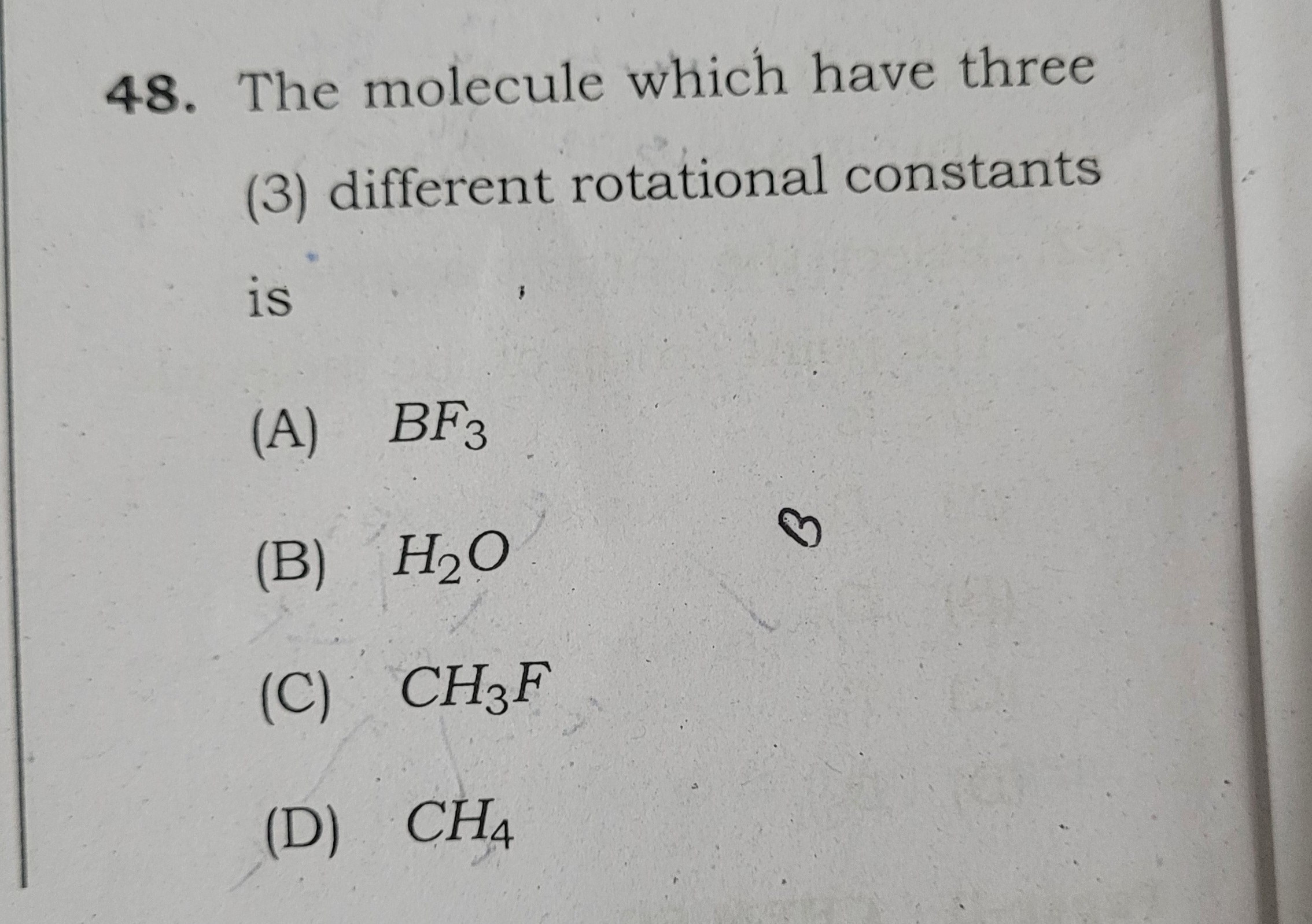Solved The molecule which have three(3) ﻿different | Chegg.com