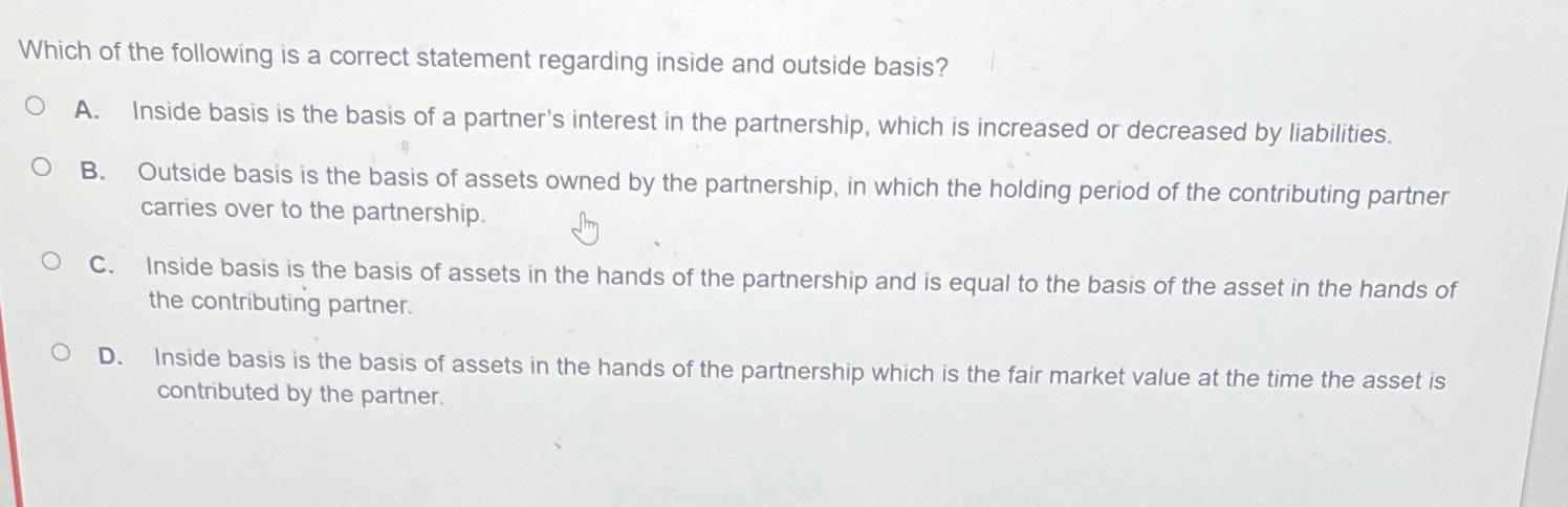 Solved Which of the following is a correct statement | Chegg.com