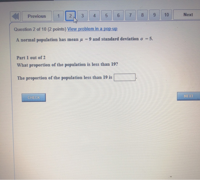 Solved Question 1 of 10 (4 points) View problem in a pop-up | Chegg.com