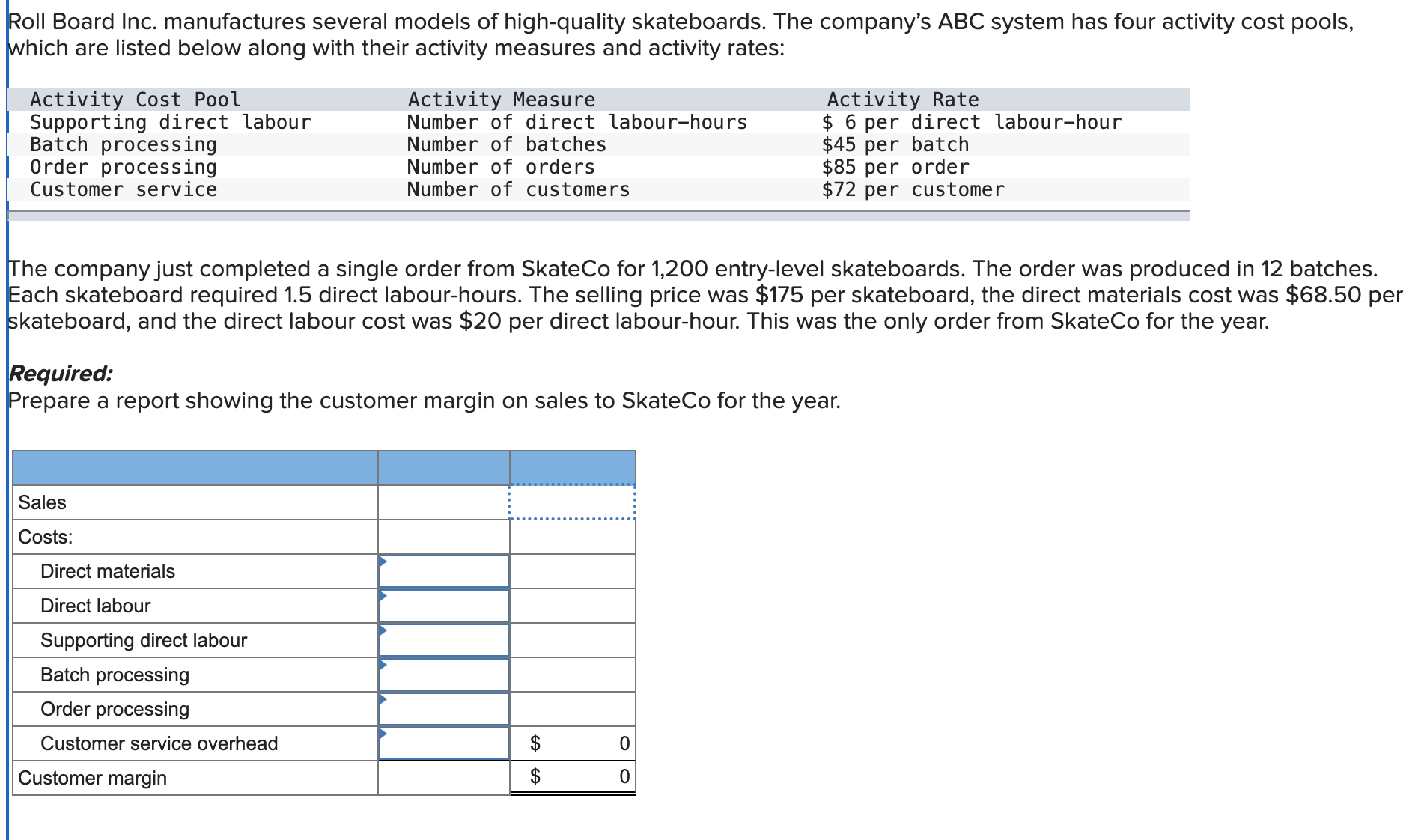 Solved Roll Board Inc. manufactures several models of | Chegg.com