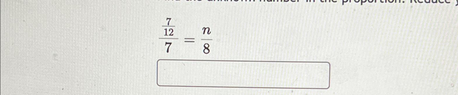 Solved 7127=n8 | Chegg.com