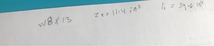 Solved MASONRY -H=2 feet ALL Given: A W8x13 steel lintel | Chegg.com