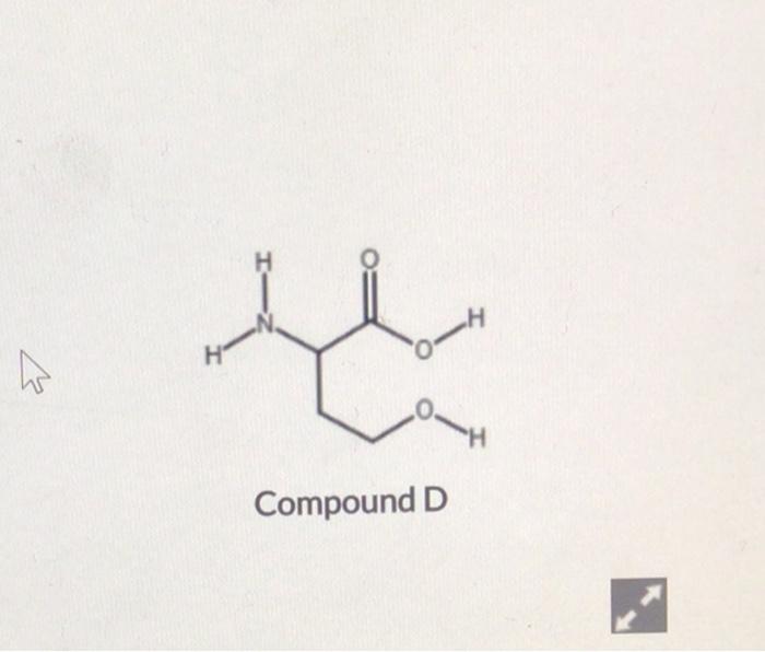 Solved Compound DRelationshipCompound A Compound B Compound | Chegg.com