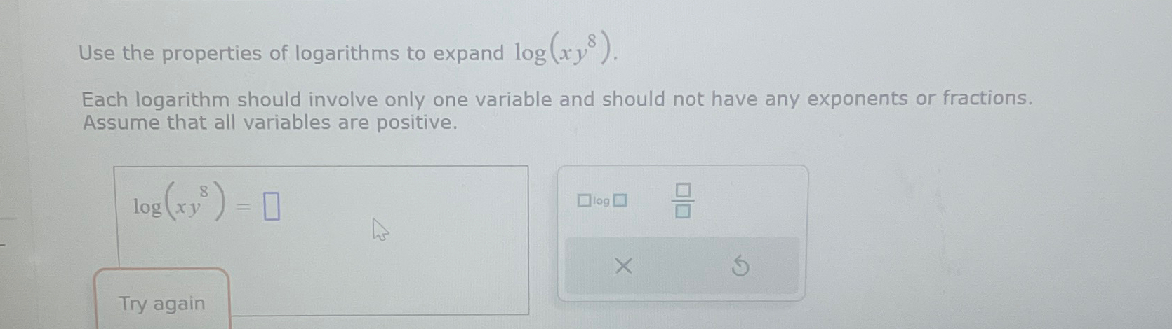 Solved Use the properties of logarithms to expand | Chegg.com