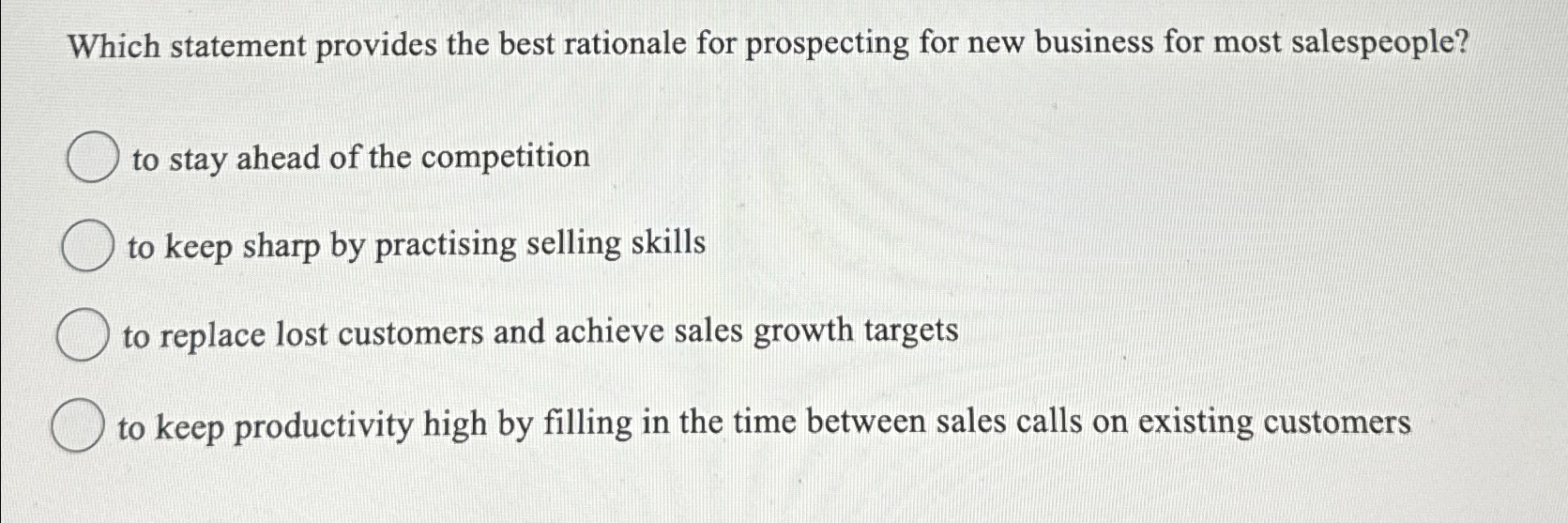 Solved Which statement provides the best rationale for | Chegg.com