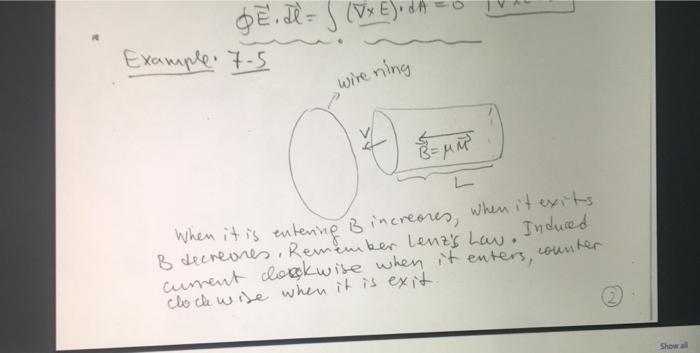 Solved Example. 7 . When it is entering B increores, when it | Chegg.com