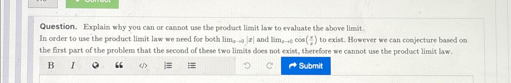 Solved Question. Explain why you can or cannot use the | Chegg.com