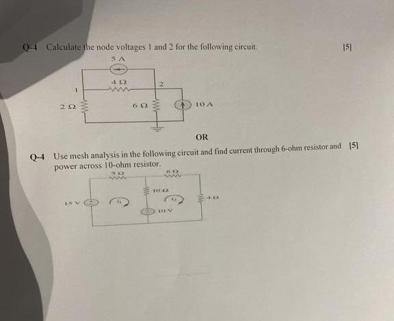 Solved Q-1 Find the value of current i1,i2,i3 and i in | Chegg.com