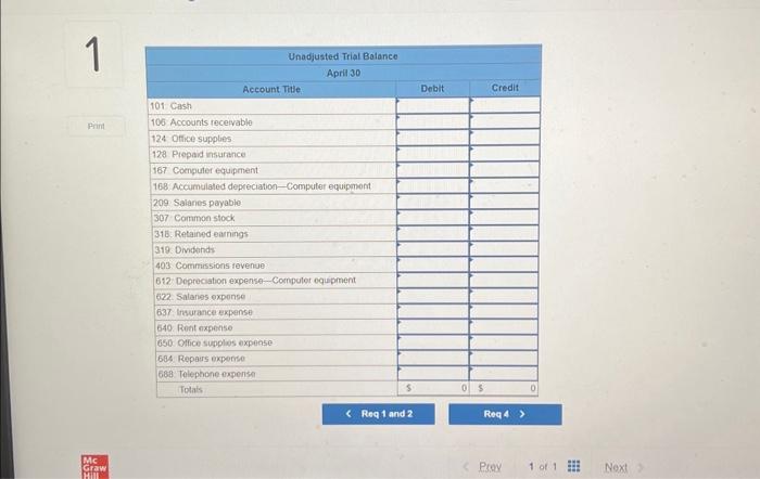 Solved Problem 3-5A (Algo) Applying the accounting cycle LO | Chegg.com
