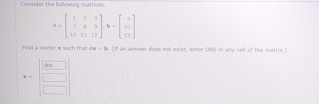 Solved Consider the following | Chegg.com
