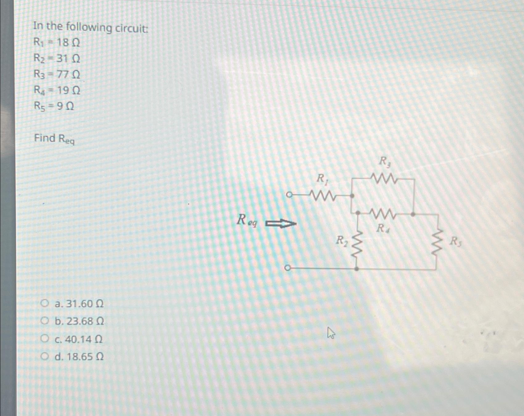Solved In the following | Chegg.com