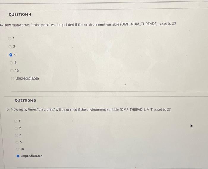 Solved Given The Below Openmp Code Answer Questions 1 5 7458