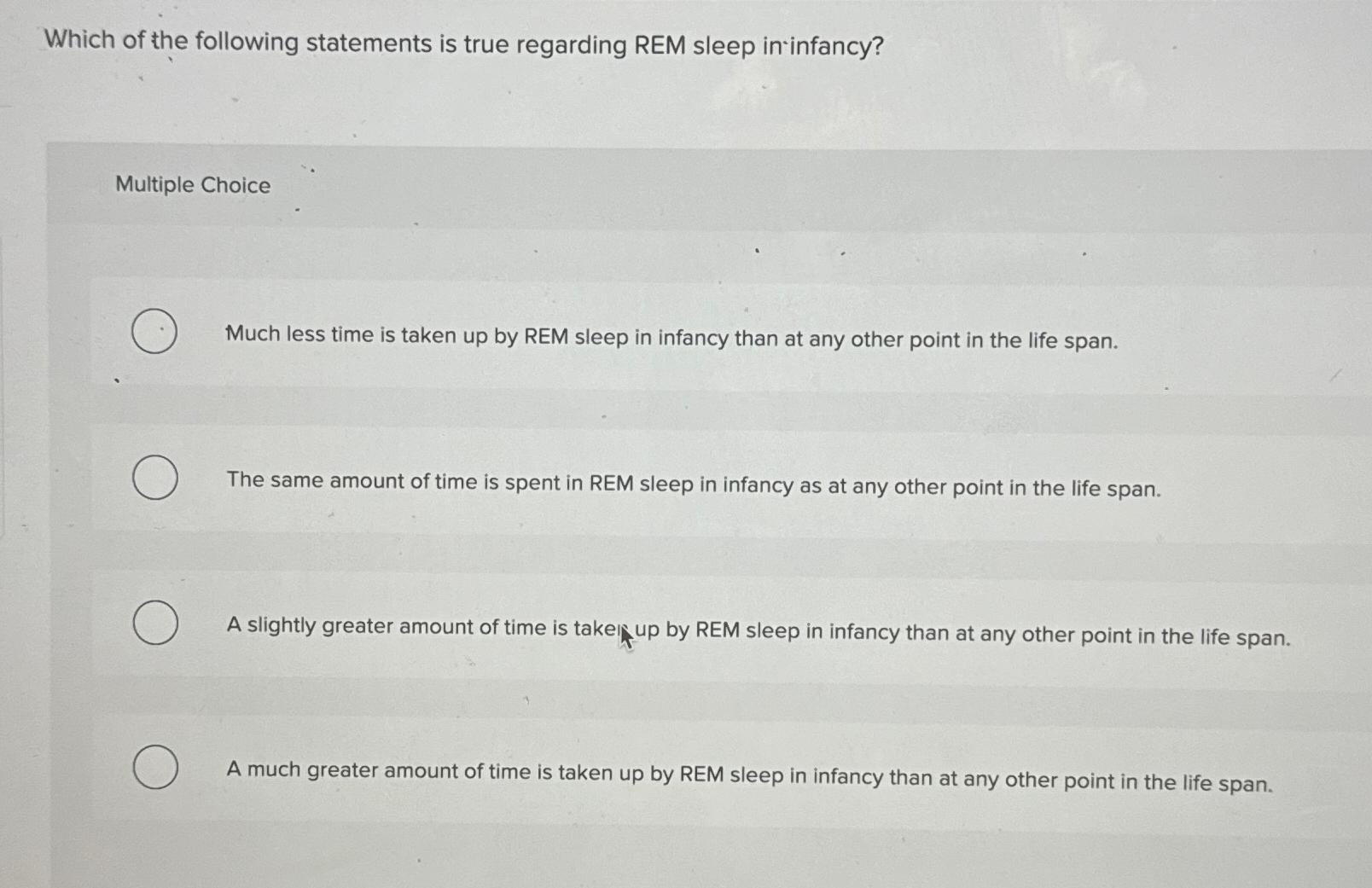 Solved Which of the following statements is true regarding | Chegg.com