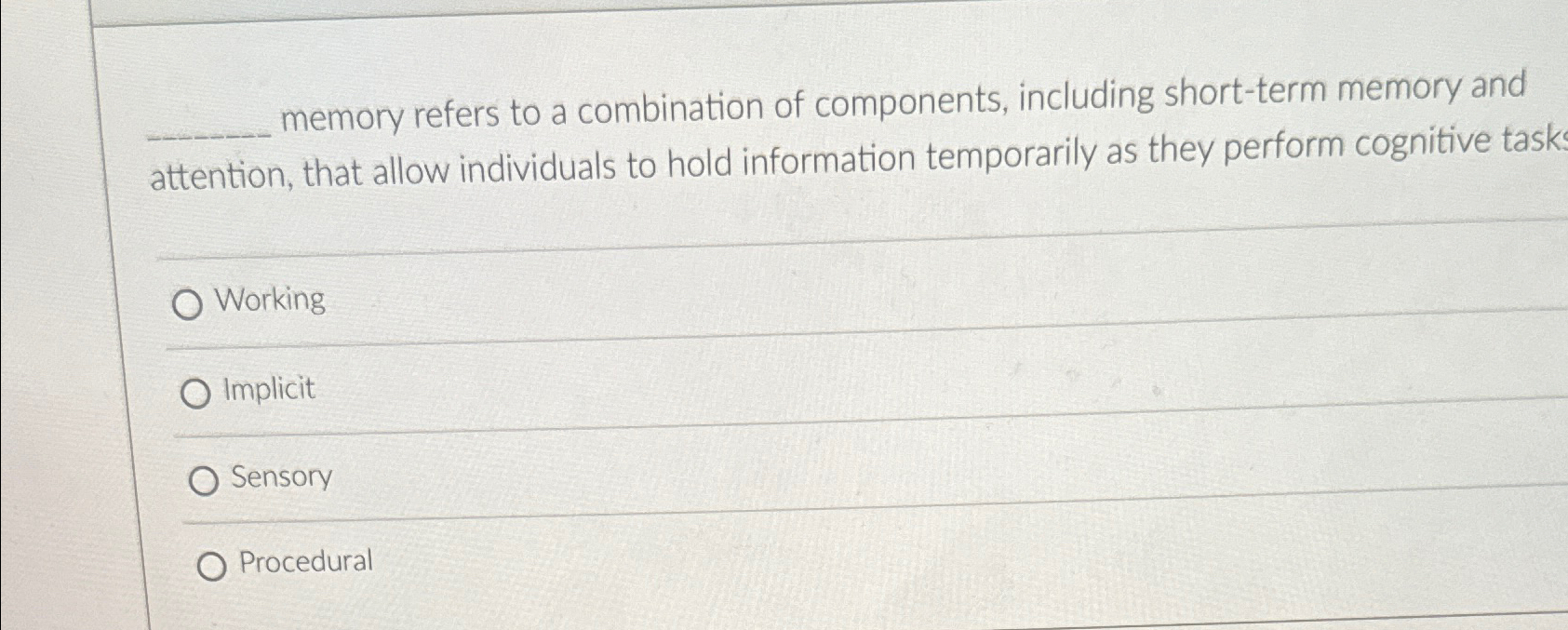 Solved memory refers to a combination of components, | Chegg.com