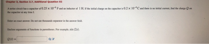Solved Chapter 3, Section 3.7, Additional Question 02 A | Chegg.com