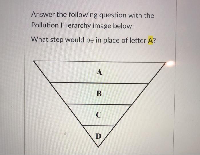 Solved Answer the following question with the Pollution | Chegg.com