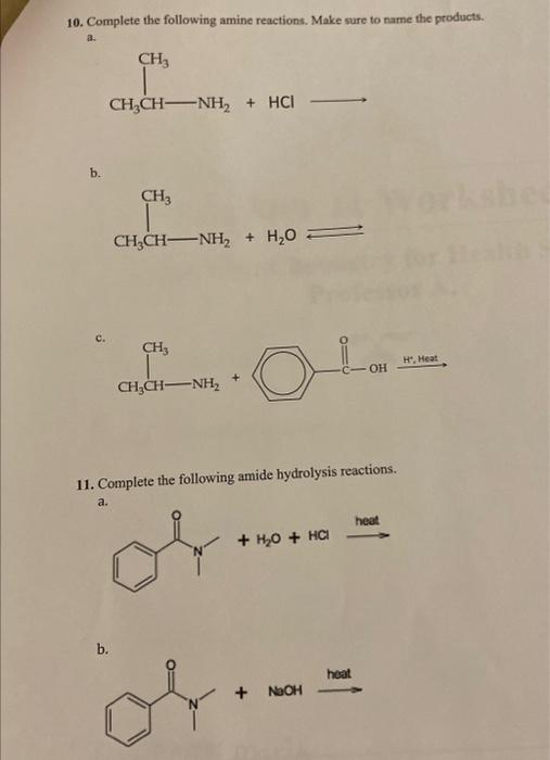 Solved 5. Complete the following esterification reactions. | Chegg.com