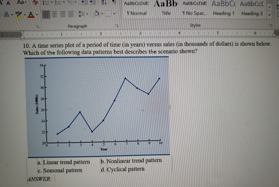 Solved A Аа- 24 AaBbCcDdE Aa Bb AaBbCcDdE AaBb C AaBbcc 1 | Chegg.com