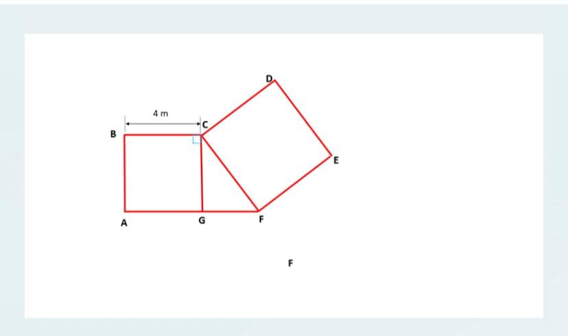 Solved Given that squares ABCG and CDEF are squares, and | Chegg.com