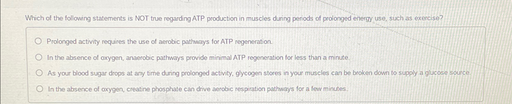 Solved Which of the following statements is NOT true | Chegg.com