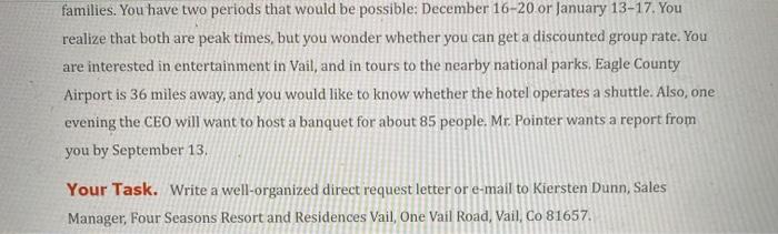 Solved 3.-Prepare a Direct Request Letter: -6.7. | Chegg.com