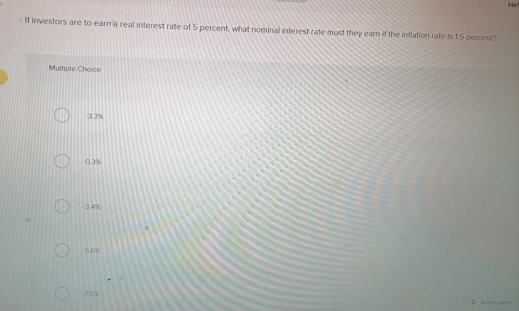 Solved If investors are to earn a real interest rate of 5 | Chegg.com