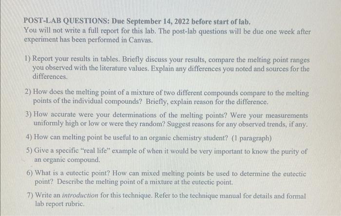 Solved Lab 2 Post Lab Question #7 Type an introduction s | Chegg.com Solved Lab 2 Post Lab Question #7 Type an introduction s | Chegg.com