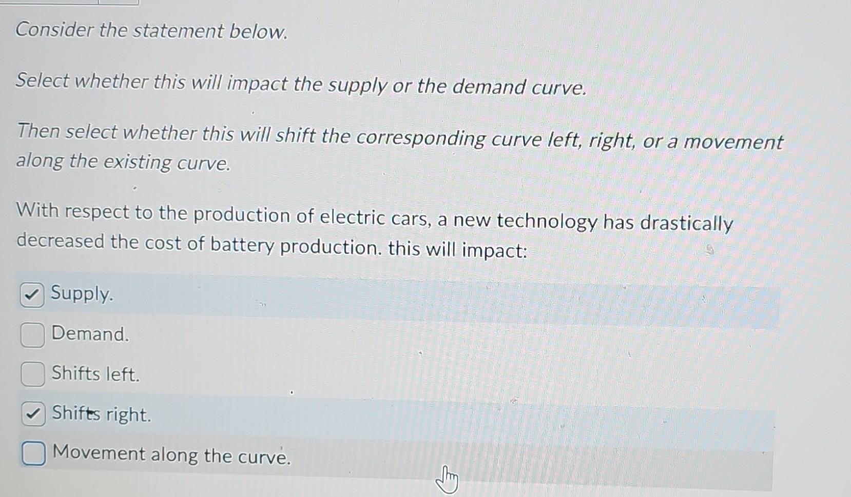Solved Consider the statement below. Select whether this | Chegg.com
