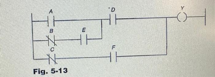 Solved 1. On a separate sheet of paper, redraw the ladder | Chegg.com