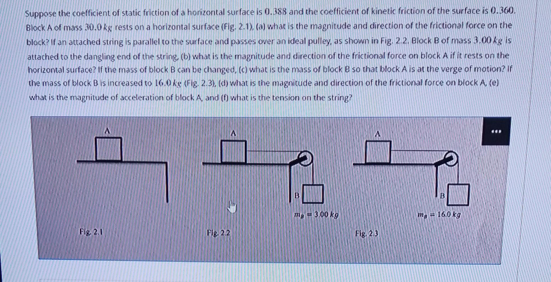 Solved Suppose the coefficient of static friction of a | Chegg.com