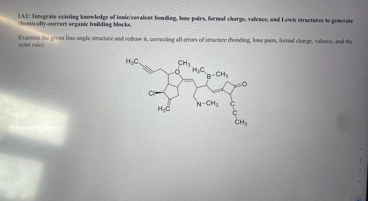 Solved 1A1: Integrate existing knowledge of ionic/covalent | Chegg.com
