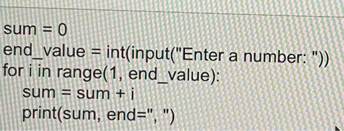 Solved for the following code what will the result be if the | Chegg.com