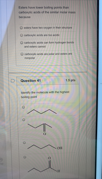 Solved Which of the following molecules is an example of a | Chegg.com
