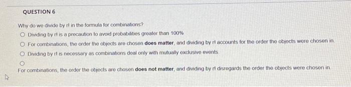 Solved QUESTION 6 Why do we divide by fl in the formula for | Chegg.com