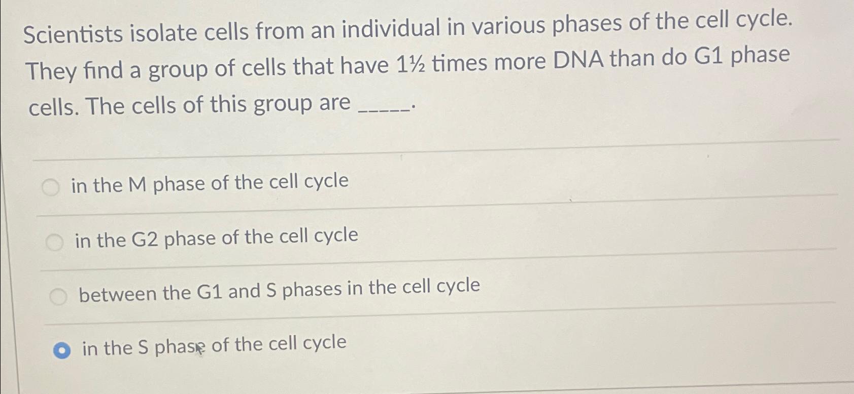 Solved Scientists isolate cells from an individual in | Chegg.com