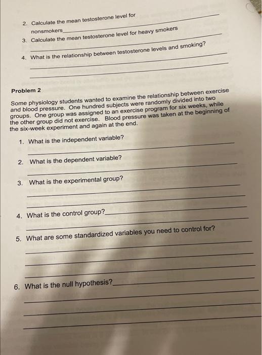 Solved When stating the hypothesis and your prediction, you | Chegg.com