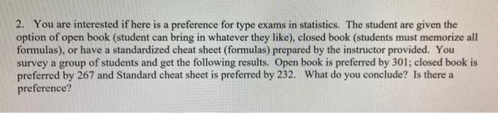 Solved 2. You are interested if here is a preference for | Chegg.com