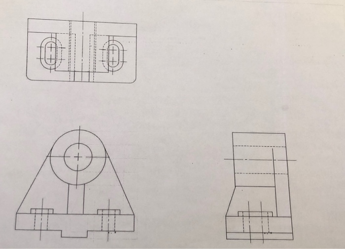 Solved place dimensions on figures, extension lines, | Chegg.com