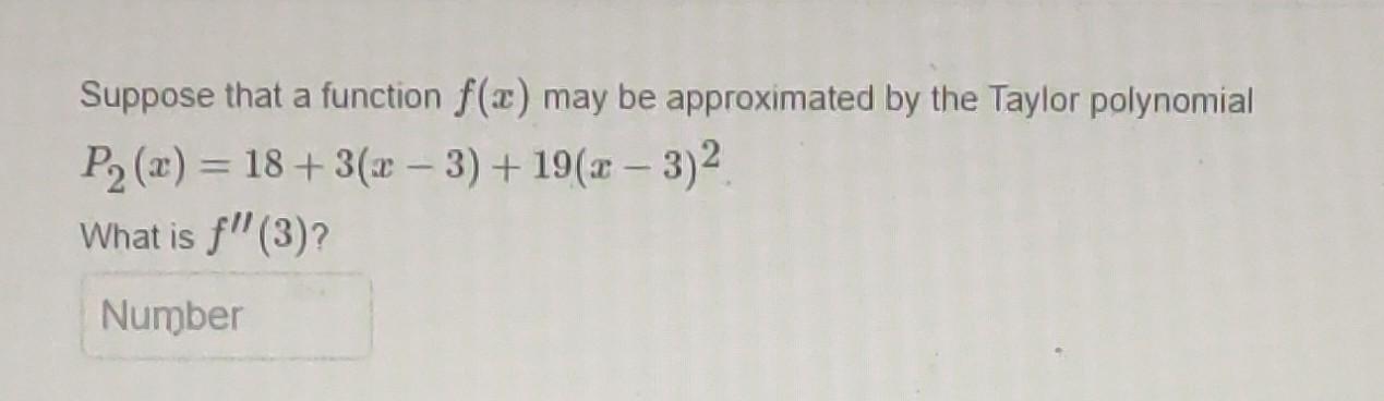 Solved Suppose that a function f(x) may be approximated by | Chegg.com