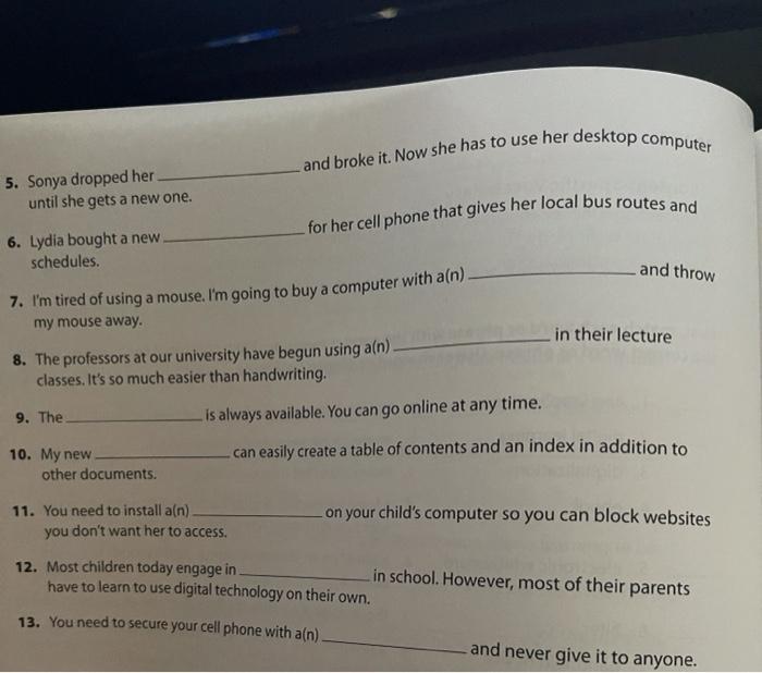 Solved PART 2 Content-Specific Vocabulary Content-specific | Chegg.com