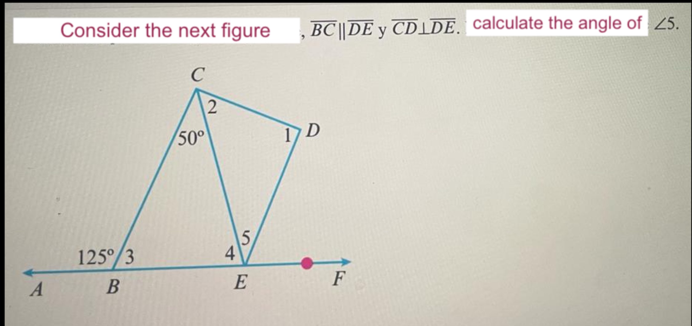 Solved Consider the next figure ,bar (BC)||bar (DE) ﻿y | Chegg.com