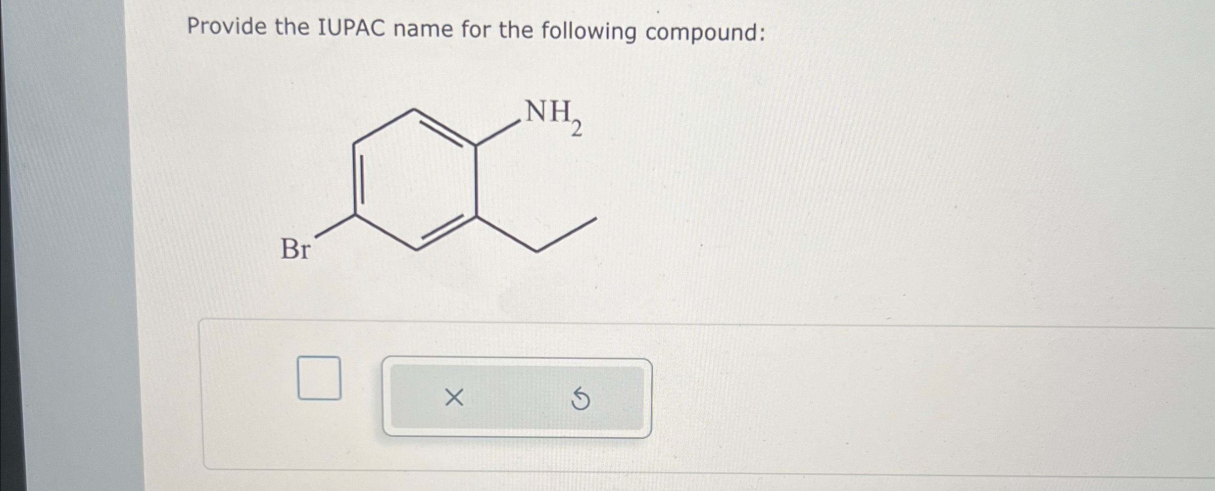 Provide the IUPAC name for the following compound: | Chegg.com