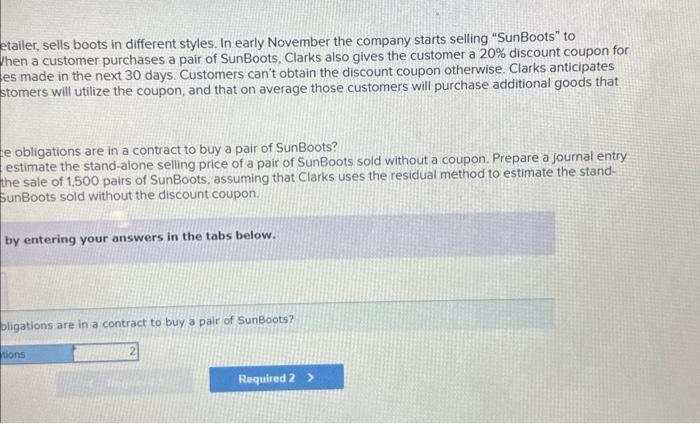 Solved Clarks Incorporated, a shoe retailer, sells boots in | Chegg.com