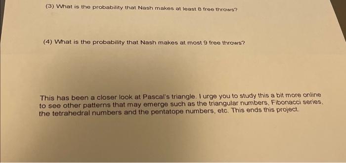 Solved Complete the pattern down to the 10 th row AND add up | Chegg.com