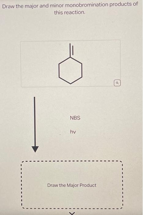 Solved Draw the major and minor monobromination products of | Chegg.com