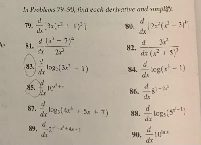 Solved In Problems 17–38, find f'(x) and simplify. 17. f(x) | Chegg.com