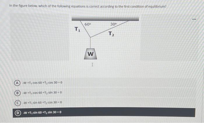 Solved In the figure below, which of the following equations | Chegg.com