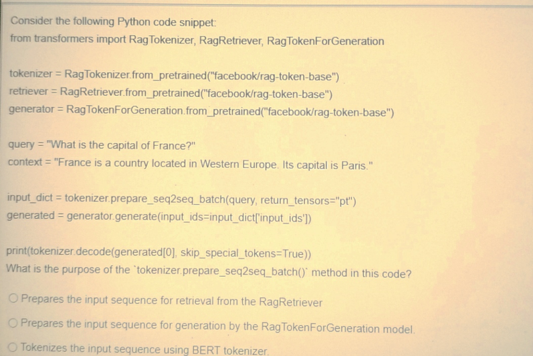 Solved Consider the following Python code snippet:from | Chegg.com Solved Consider the following Python code snippet:from | Chegg.com