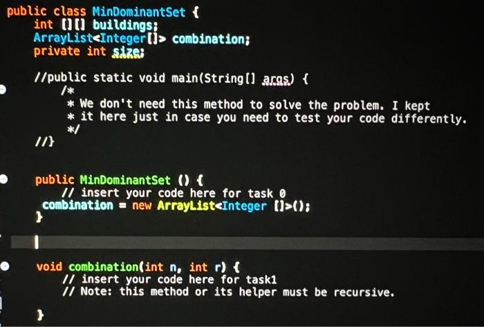Solved Task 0: As you see in the starter code, there is an | Chegg.com